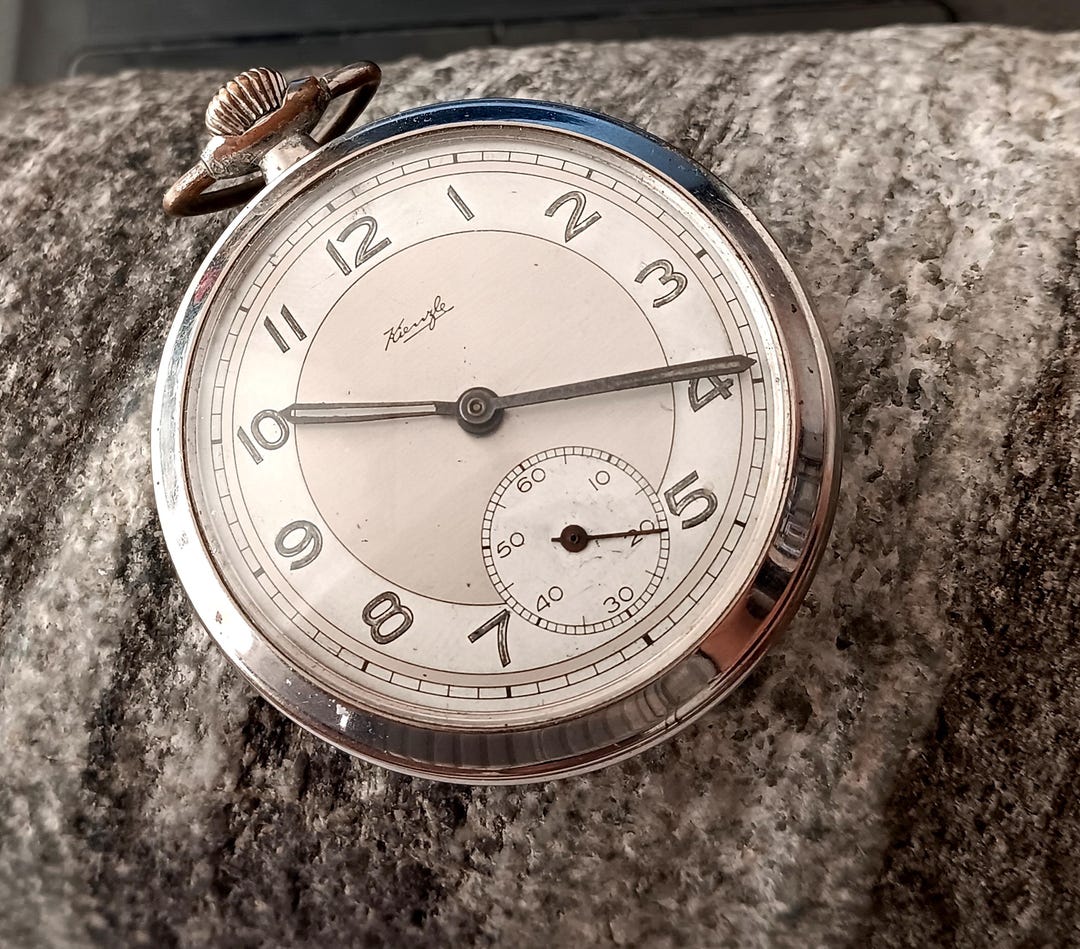 Vintage Pocket Watch, Kienzle, Mechanical Watch, Wind up Watch, Germany ...
