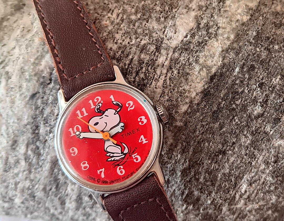 Vintage Timex Snoopy Animated Mechanical Watch - Etsy