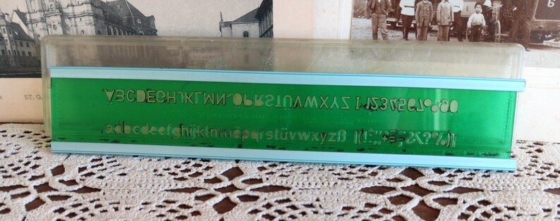 Faber Castell, Template, Lettering Stencil, Feder Pen 55, Lettering ...