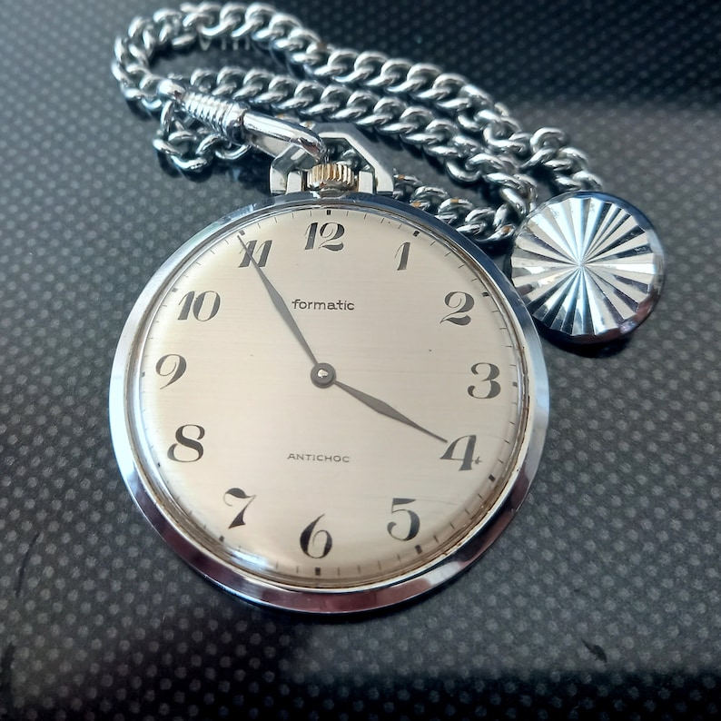 Vintage Formatic Pocket Watch, Mechanical Wind Up, Germany - Etsy