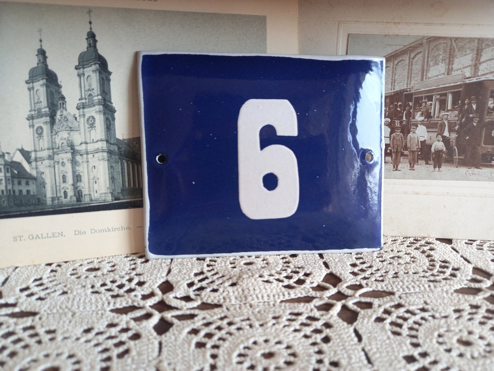 Vintage Enamel Number Sign, 70s Numerals Wall Decor (12x10cm) - Etsy