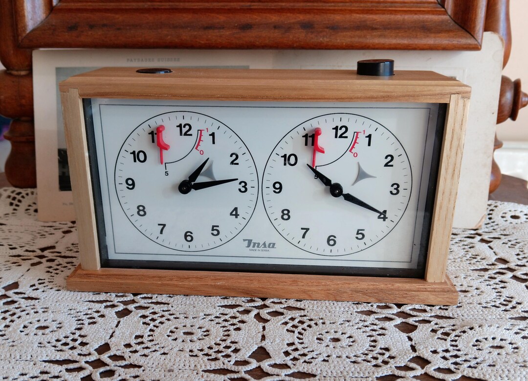 Vintage Chess Clock, Insa, Yugoslavia, Serbia, Tournament Chess ...