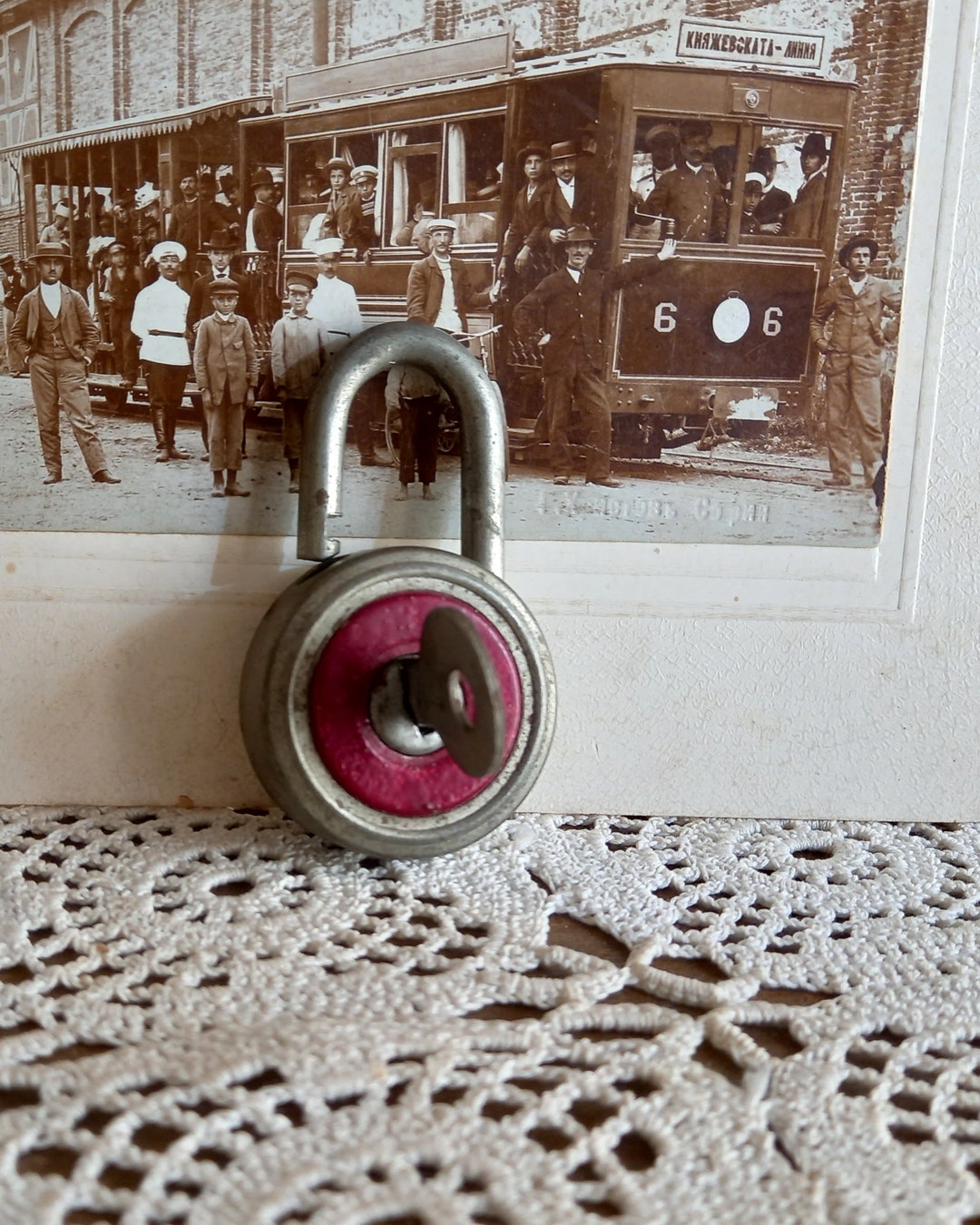 Vintage Padlock, Vintage Key, Vintage Lock, Delta, Germany - Etsy