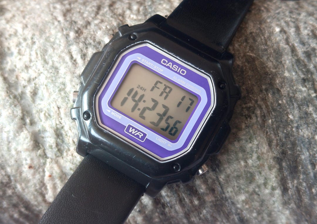 Vintage Watch, Casio, F-108 WHC, Water Resist, Quartz Watch, Men's ...