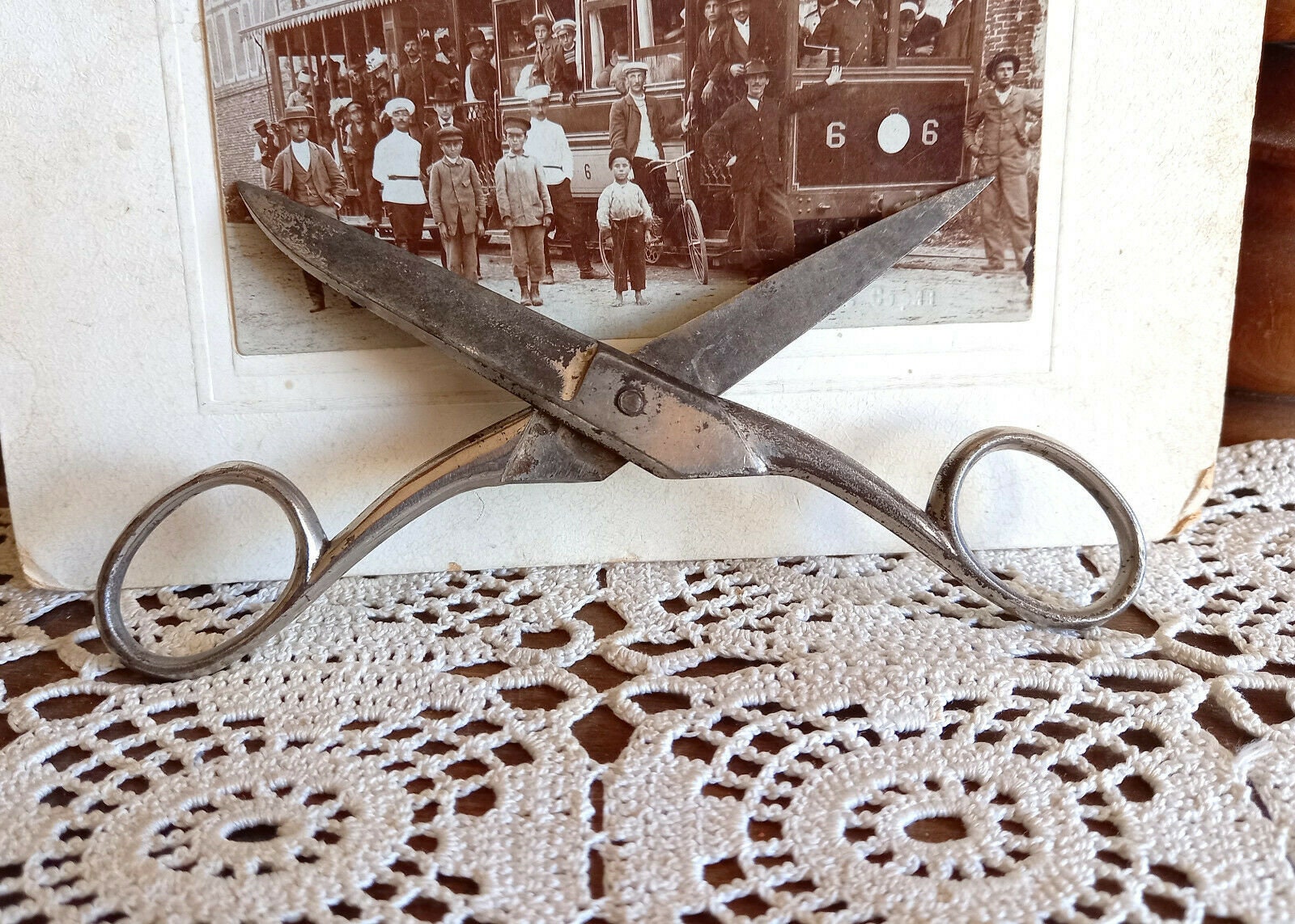 Antique Scissors, Vintage Scissors, Vintage Steel Scissors, Solingen ...