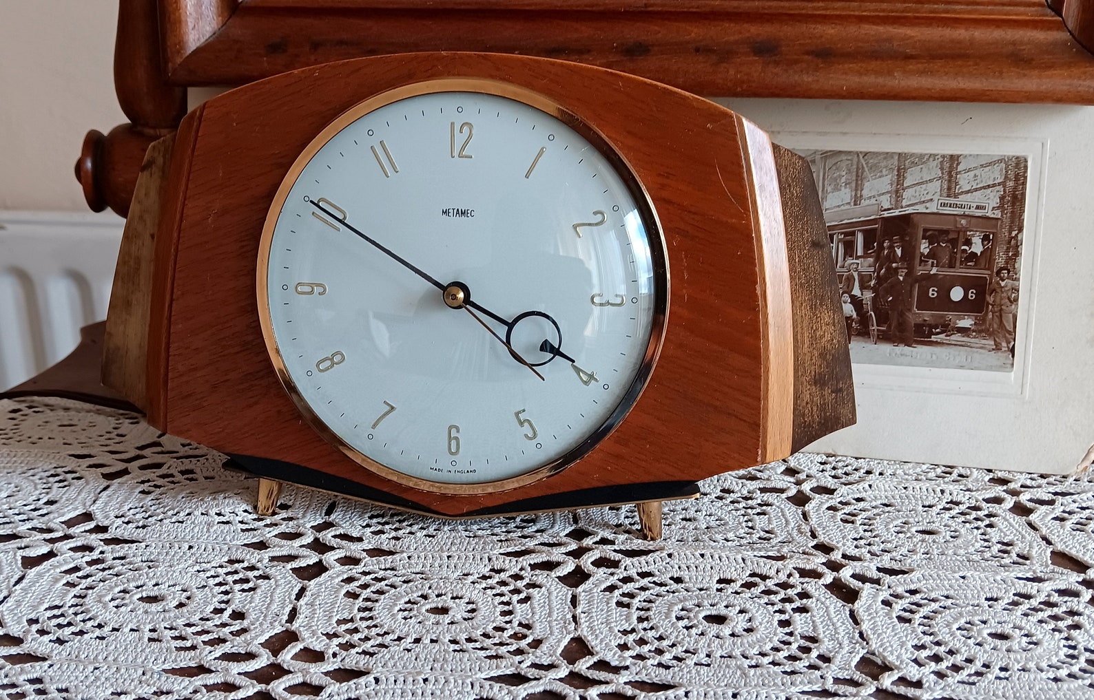 Vintage Metamec Mantel Clock, Mid Century Modern, England - Etsy