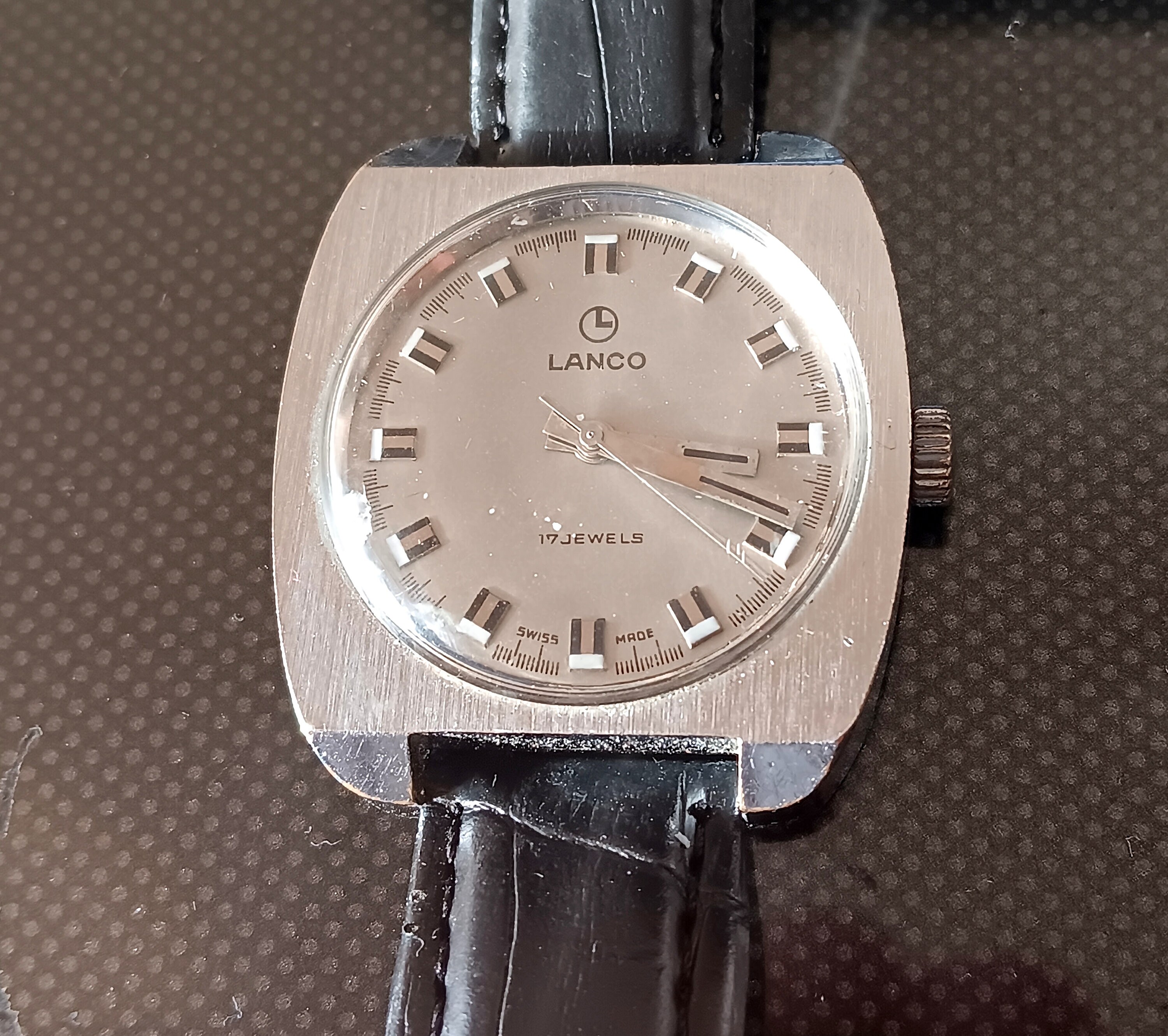 Vintage Watch, LANCO, Men's Wristwatch, Mechanical Watch, Wind up Watch ...