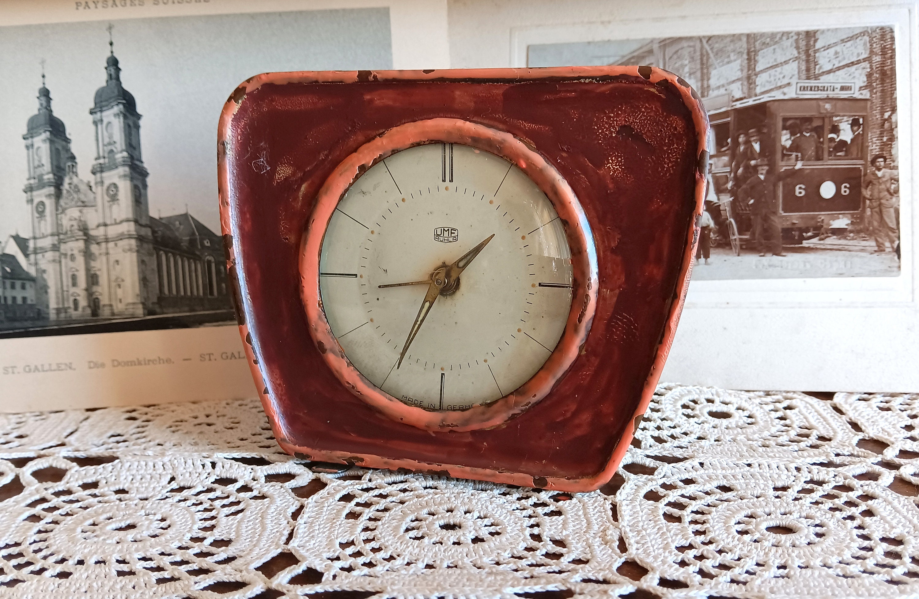 Vintage Alarm Clock UMF Ruhla Ruhla Alarm Clock Wind up - Etsy