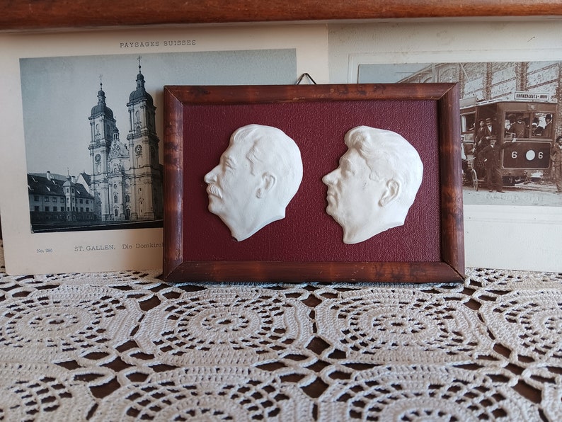 Vintage Frame, Stalin, Chervenkov, Bulgaria, USSR, Communism ...