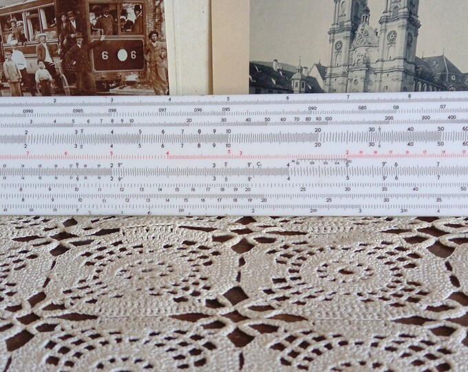 Skala/ Vintage Ruler/ Logarithmic Scale/ Vintage Slide Ruler ...