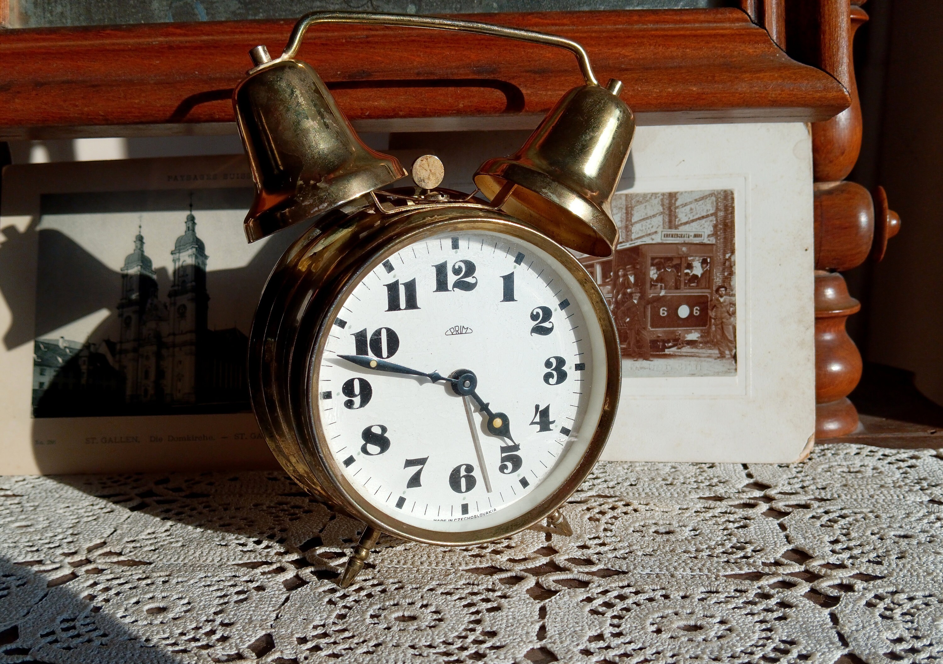 Vintage Alarm Clock, Prim, Alarm Clock, Czechoslovakia, Mechanical ...