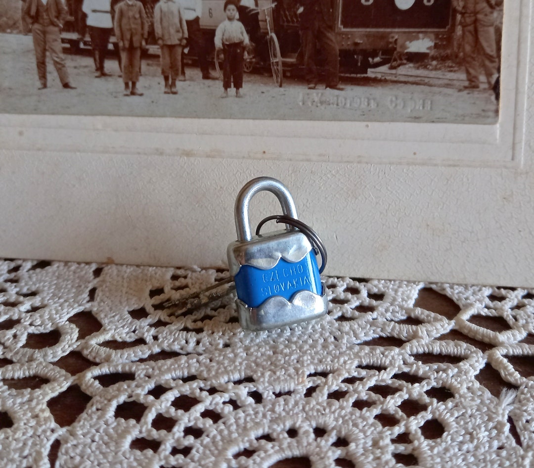 Vintage Padlock, Vintage Key, Vintage Lock, Mini Padlock, Duplo ...