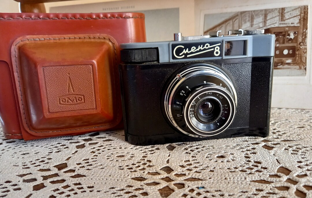 VINTAGE Camera, Smena 8, Smena, Camera, Photo, Leather Case, Soviet ...
