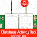 Christmas Activity Pack Printable for Kids, Fun Holiday Printable Games ...