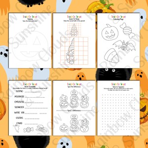Halloween Coloring and Activity Pack for Kids Halloween Printable PDF ...