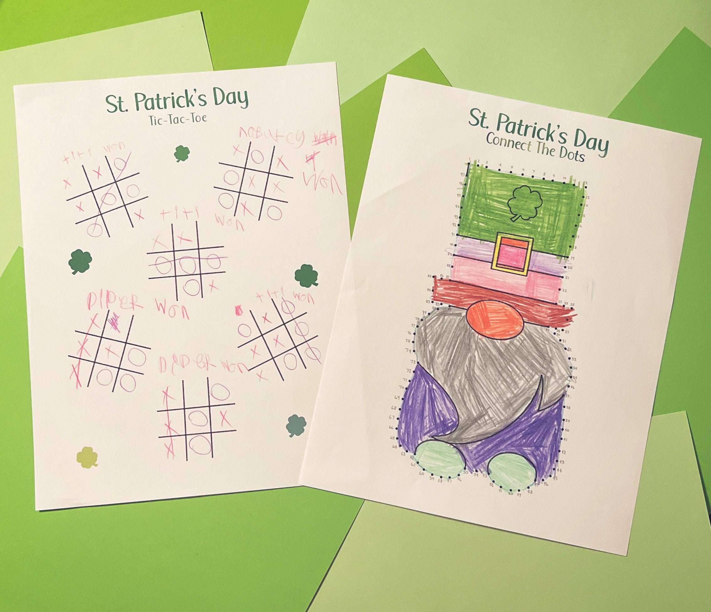 St. Patrick's Day Activity Pack for Kids, Printable Activity Sheets for ...