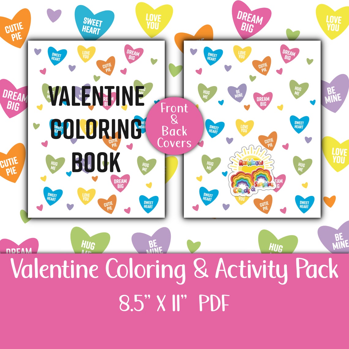 Valentine's Day Coloring and Activities for Kids, Printable Classroom ...