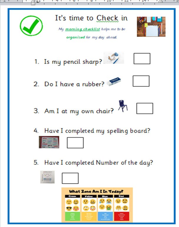 Morning Check in Visual - Etsy