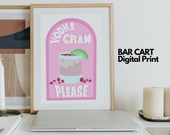 Bar Cart Sign | Etsy