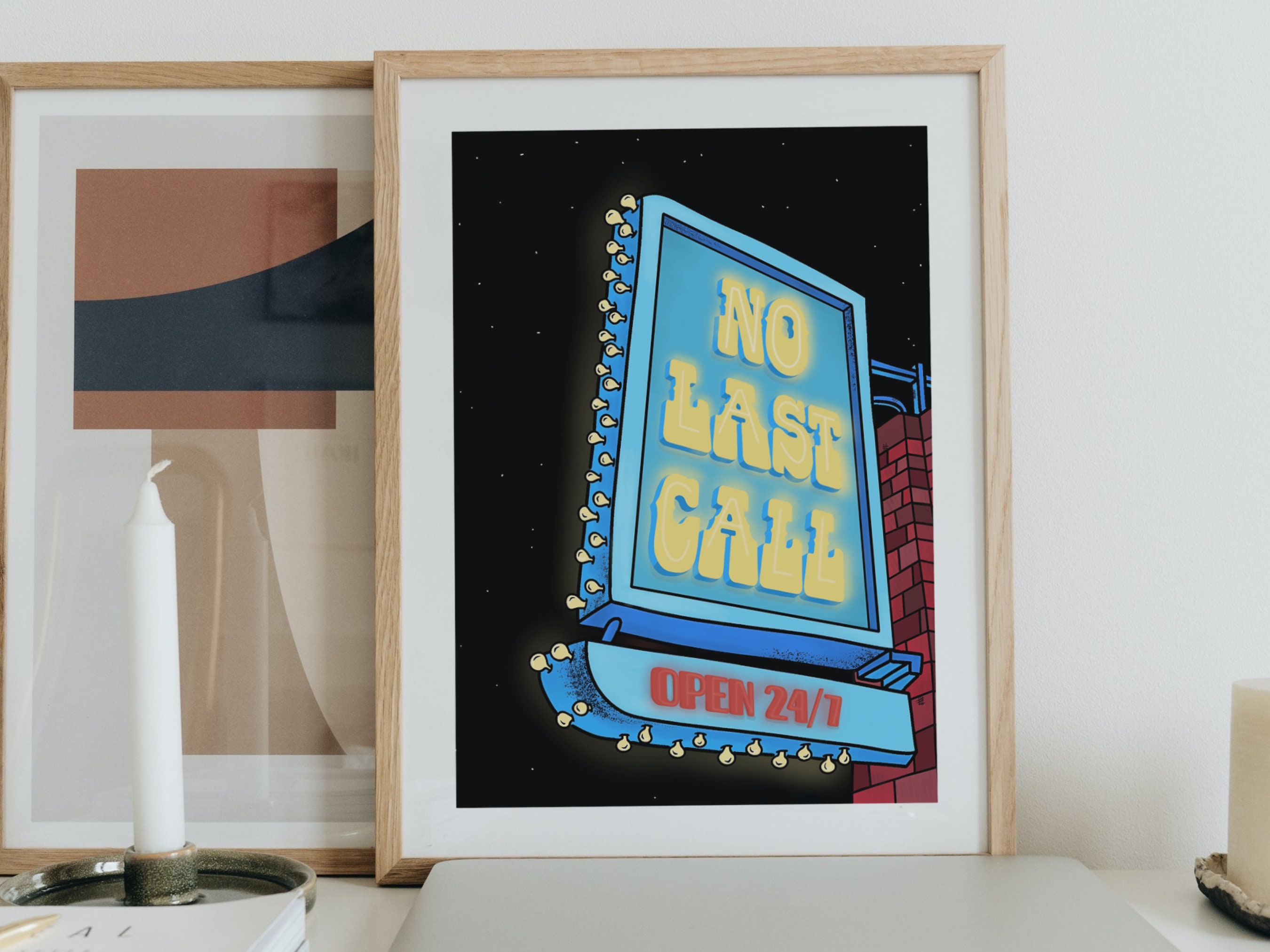 NEON SIGN No Last Call Bar Cart Decor, Vintage Neon Sign Wall Art, Home ...