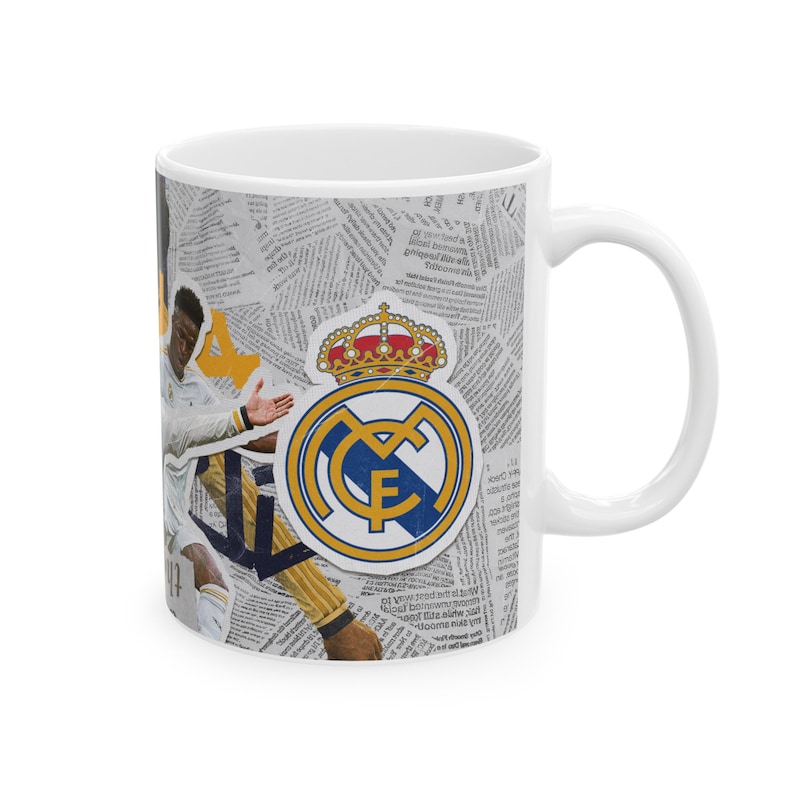 Real Madrid Coffee Mug Real Madrid Gift Real Madrid fútbol Soccer Fan ...