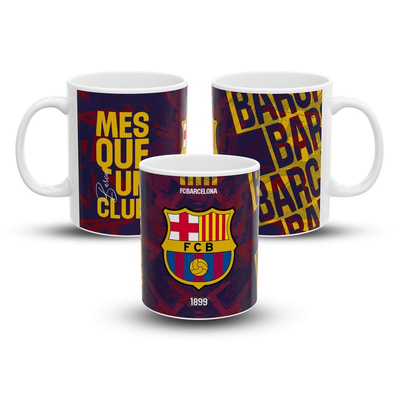 Barcelona Digital Mug Design Barcelona Digital Mug Design Football Fan ...