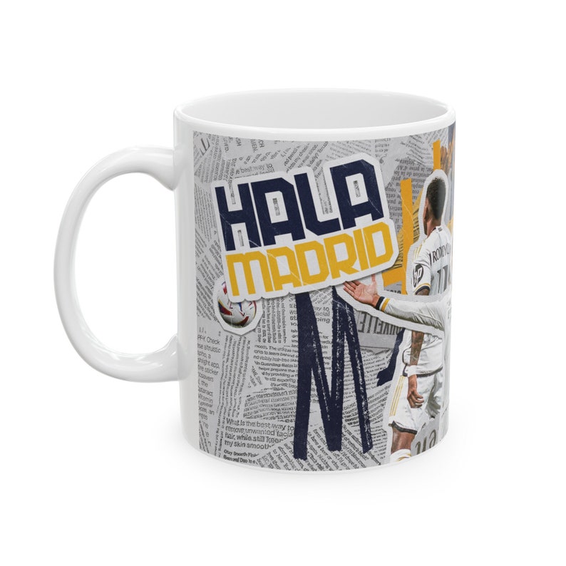 Real Madrid Coffee Mug Real Madrid Gift Real Madrid fútbol Soccer Fan ...