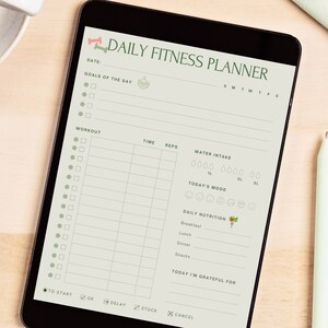 Fitness Planner Printable | Wellness Planner PDF | Exercise Log| Meal ...