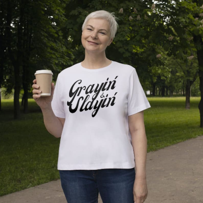 Aging Tshirt, Shirts for Middleaged Women, Menopause Shirt, T-shirt for ...