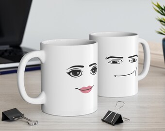 Roblox Man Face Mug 11oz - Etsy UK