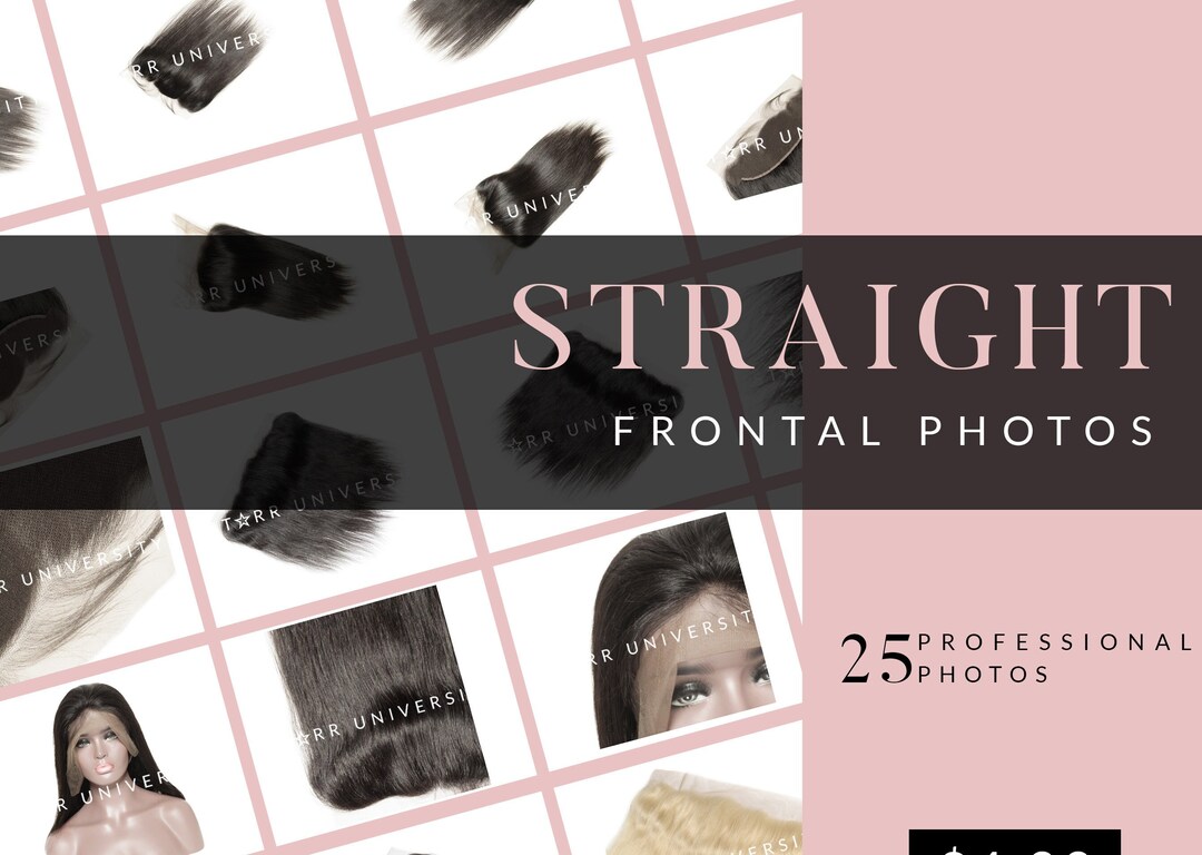 Straight Frontals Hair Stock | Beauty Stock Photos | Hair Extensions ...