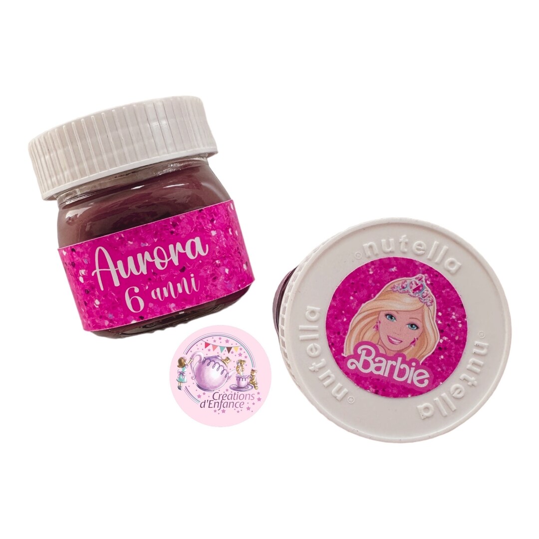 Personalized Mini Nutella Baptism Favor, Little Prince Nutella ...