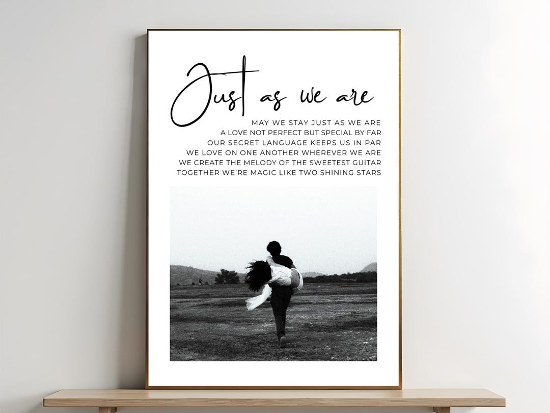 Custom Photo Poem Print, Personalized Picture & Poem Wall Art, Custom ...