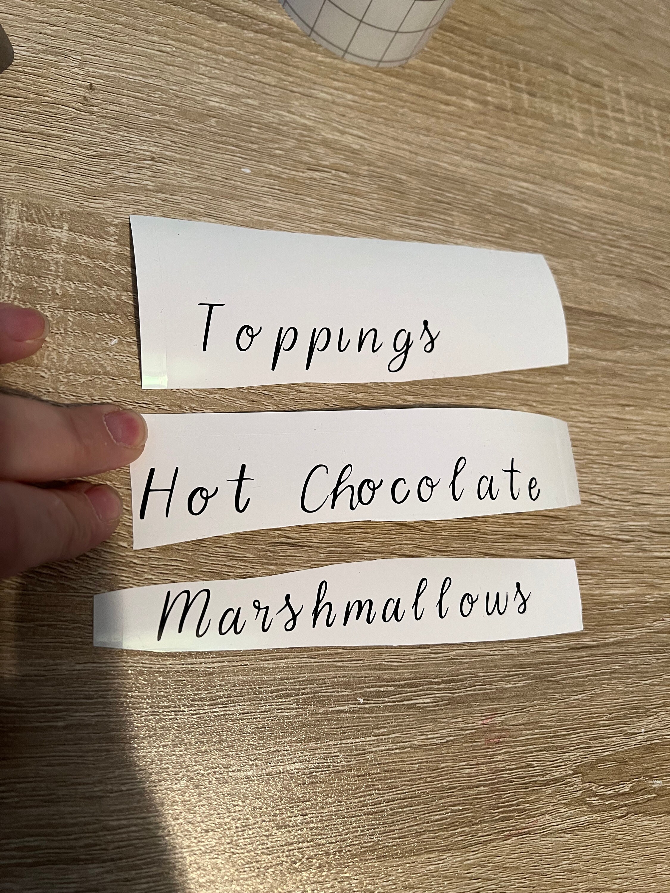 Hot Chocolate Jar Labels | Etsy