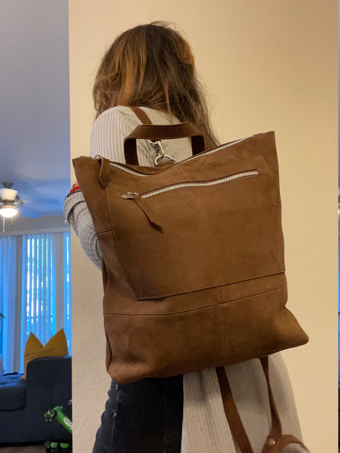 Limited Edition Leather Backpack Leather Backpack Woman City Backpack ...