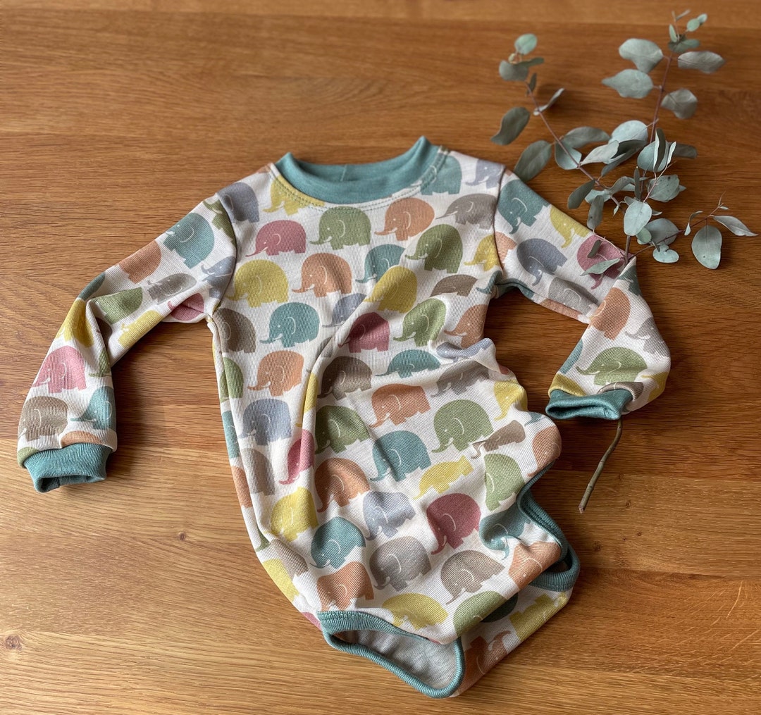 Organic Long-sleeved Body Made of Merino Wool-silk for Babies and Small ...