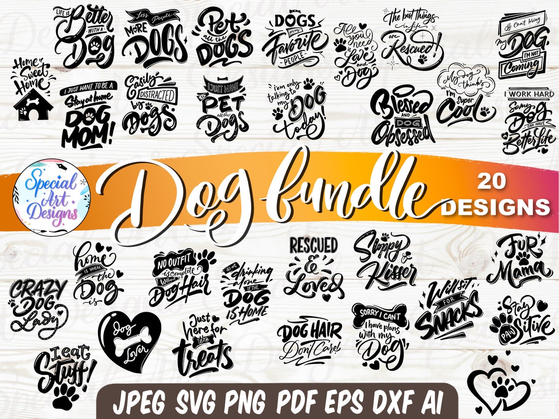 Dog Svg Bundle Dog Lover Svg Dog Sayings Svg Dog Svg Dog - Etsy