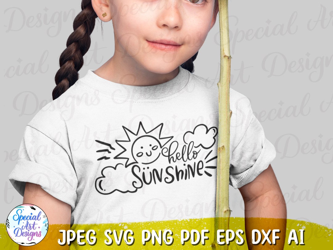 Bonjour Sunshine Svg Soleil svg Svg d'été Soleil Svg - Etsy France