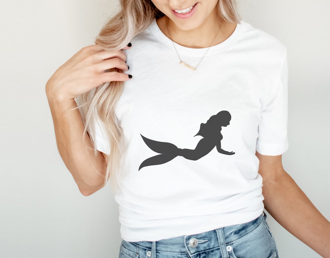 Mermaid SVG Design Mermaid Clipart Mermaid Monogram Svg - Etsy