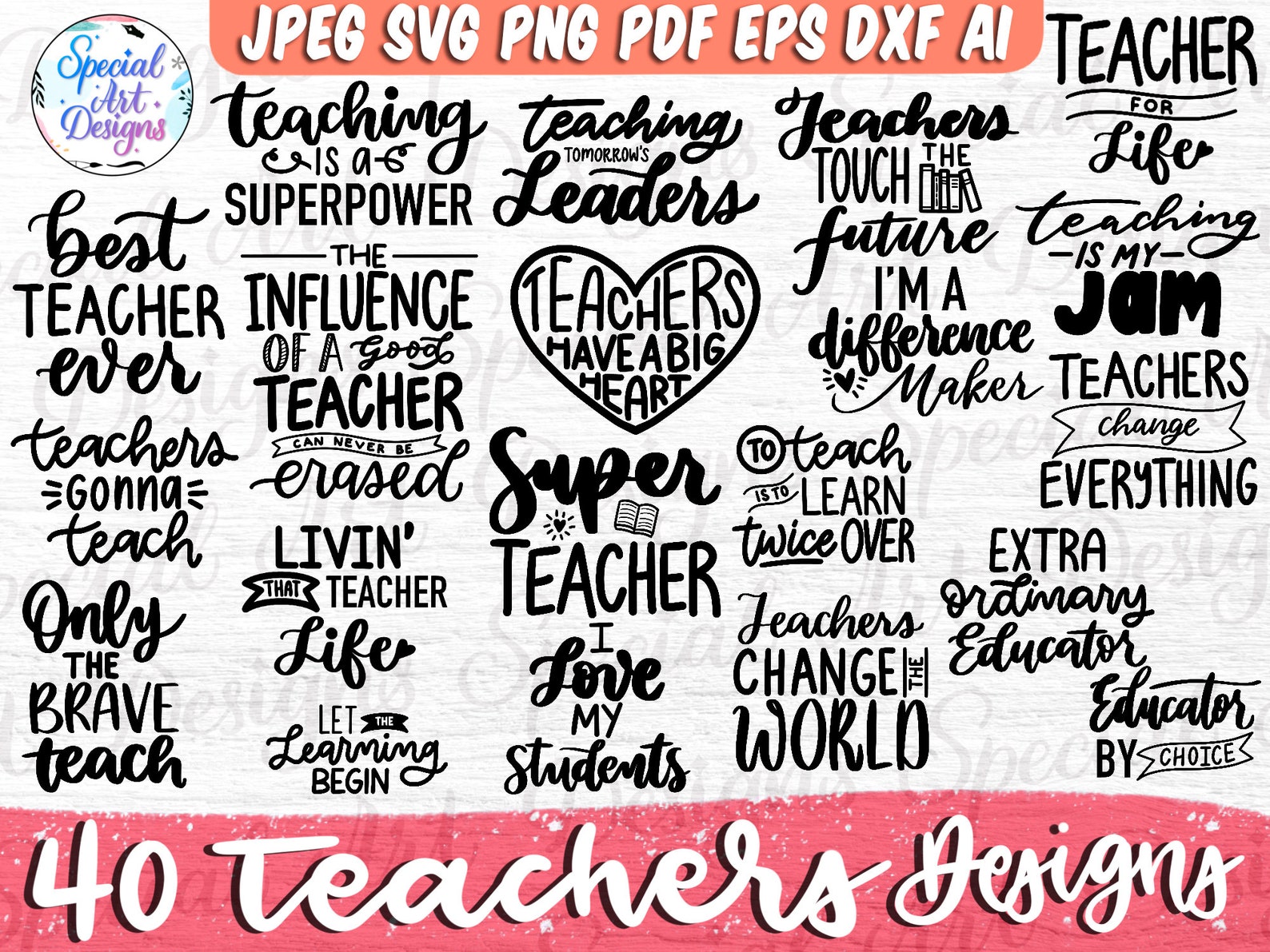 Teacher Svg Bundle Teacher Life Svg Teacher Quote Svg - Etsy