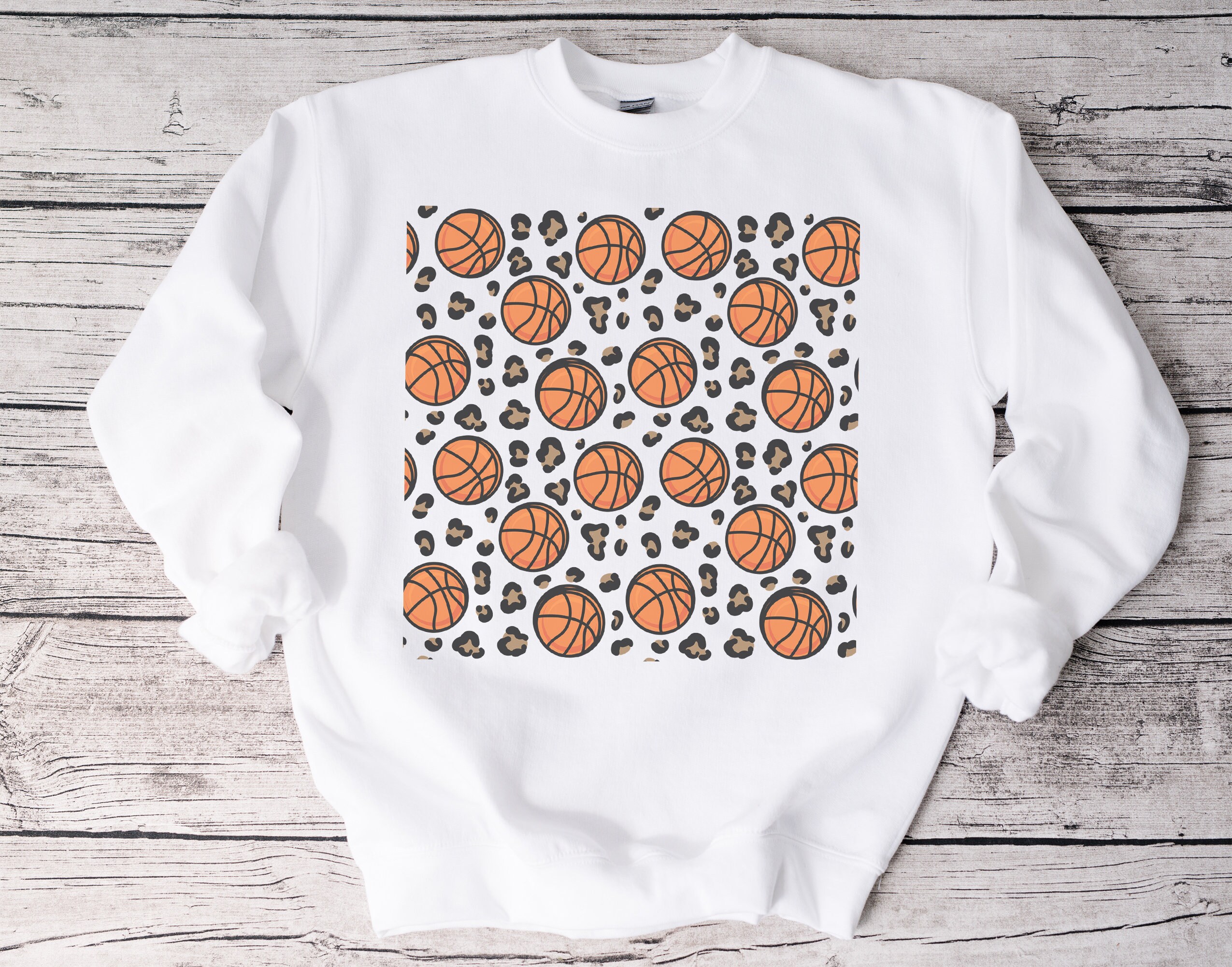 Seamless Basketball Leopard Png Basketball Seamless - Etsy