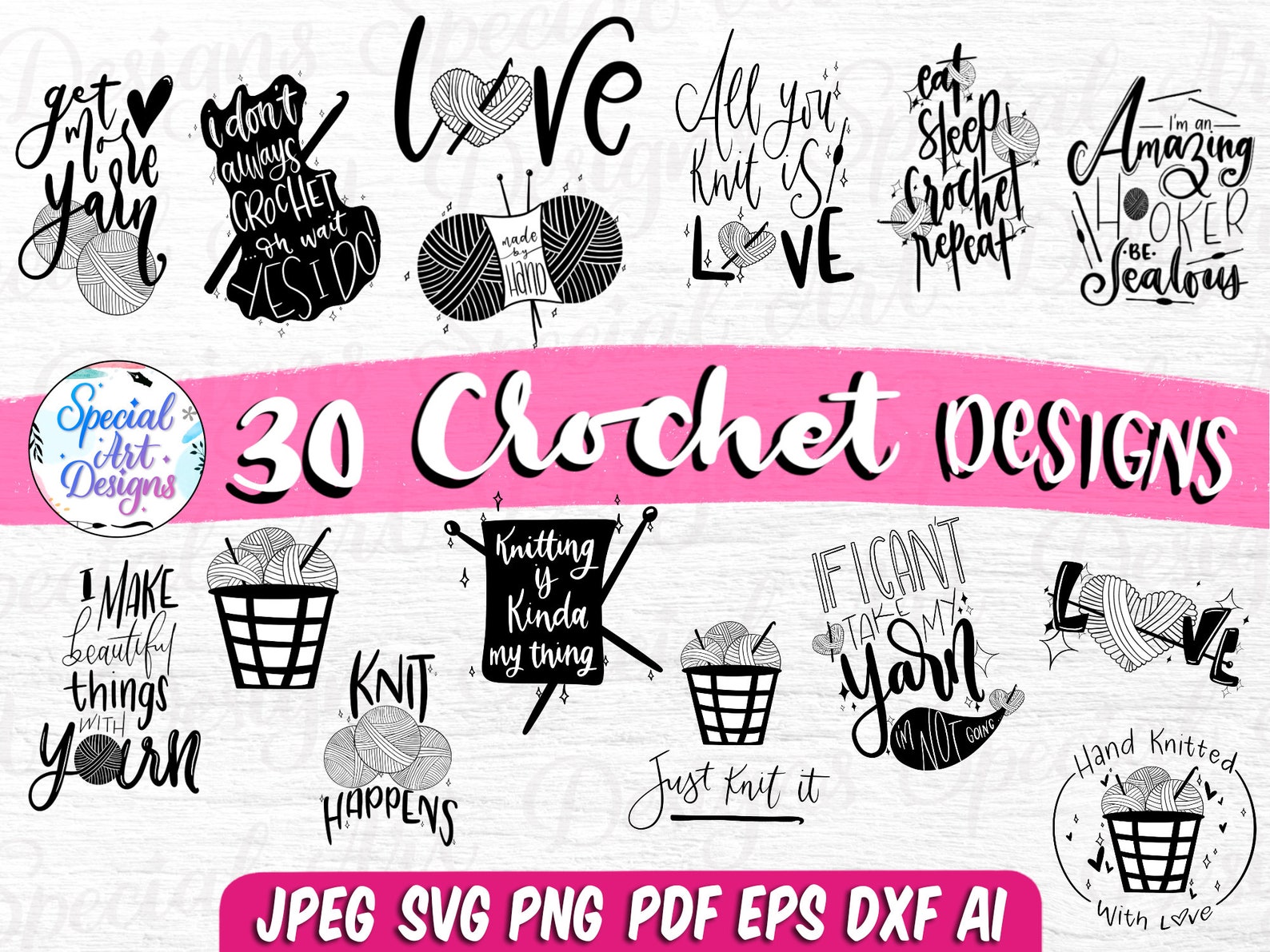 Crochet Quotes Svg Crochet Girl Svg Crochet Hook Svg - Etsy