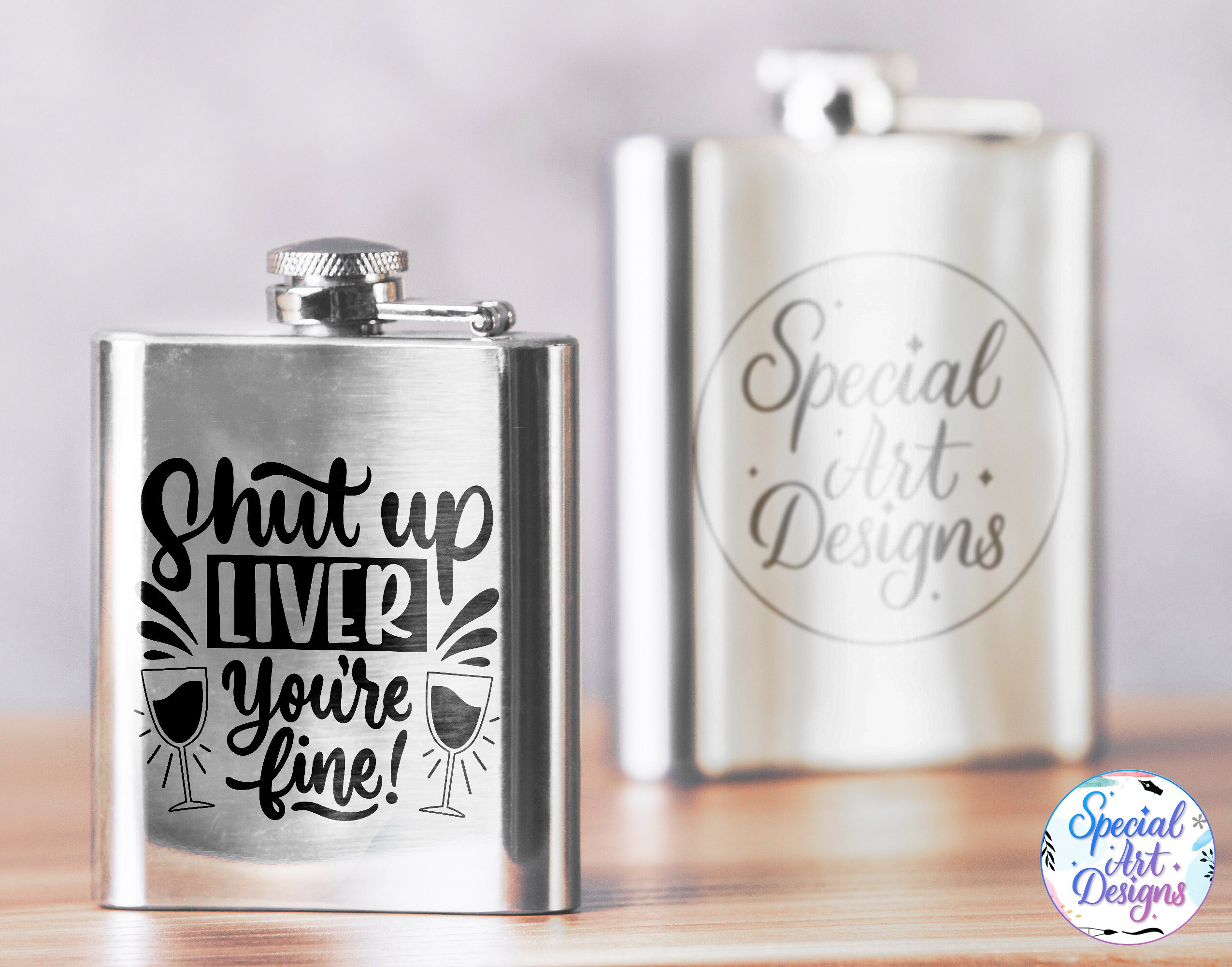 Flask Quotes Svg Bundle Funny Alcohol Svg Flask Svg - Etsy UK