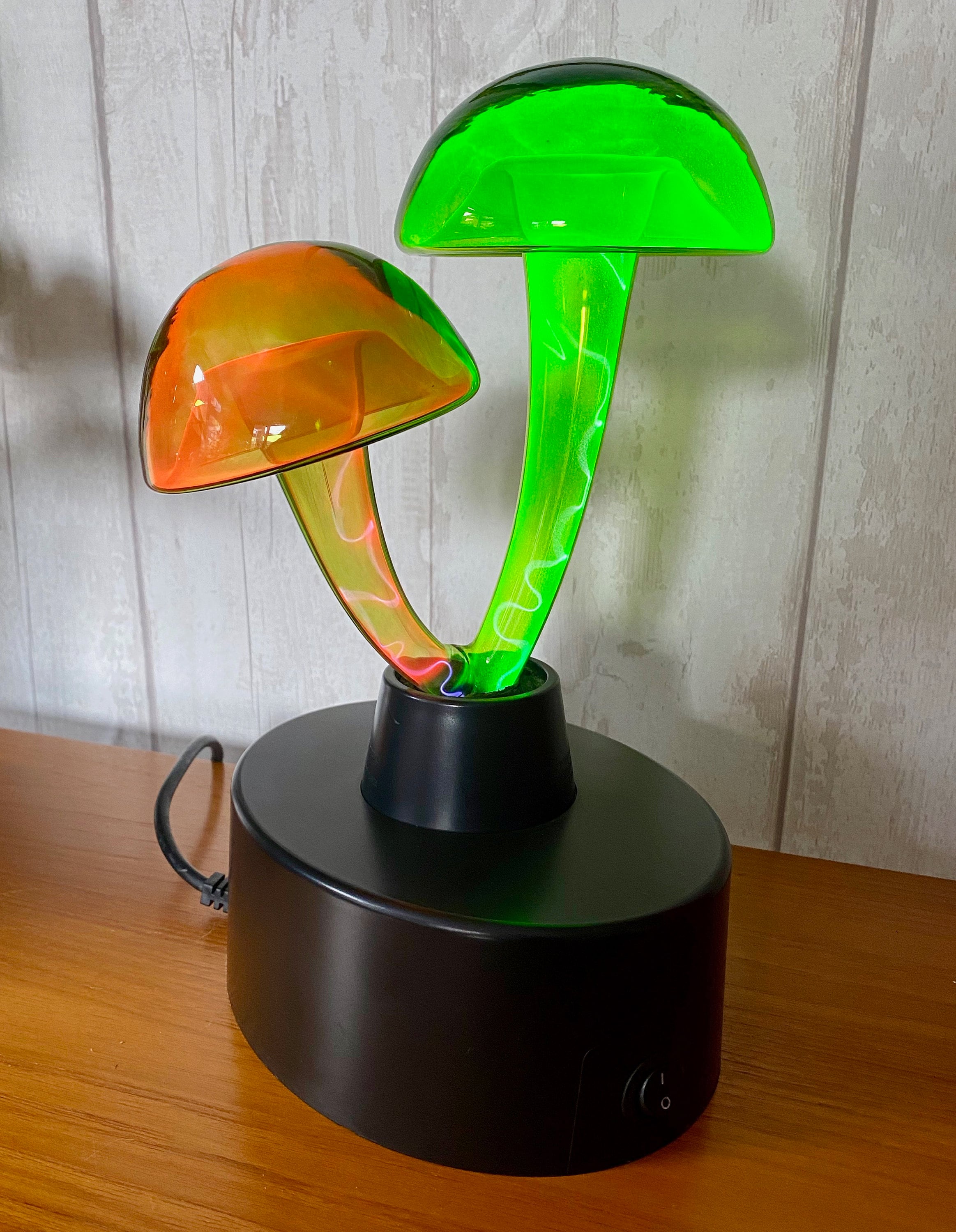 Lumisource Electra Vintage Double Mushroom Plasma Lamp in Mint - Etsy