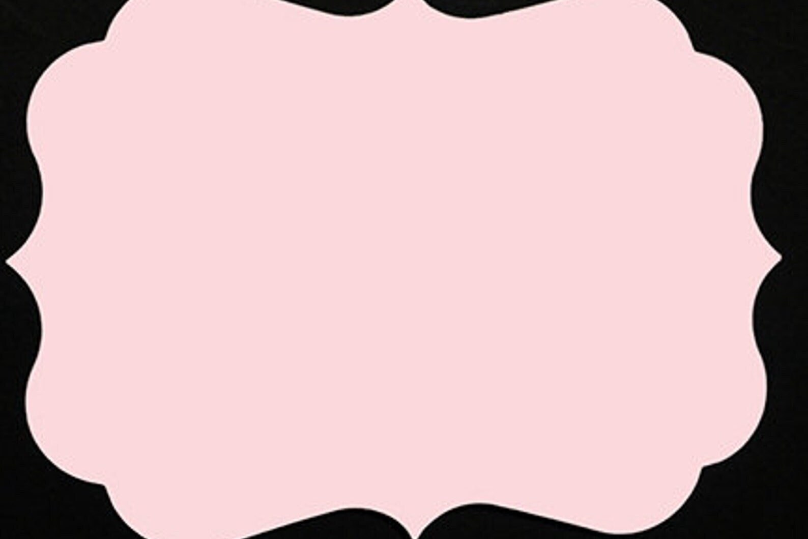 A7 Scalloped Paper Diecut Paper - Etsy