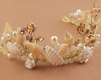 Seashell Headband - Etsy