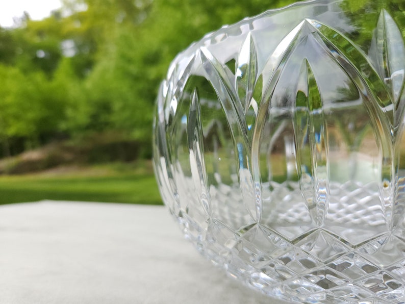 Large Heavy Crystal Bowl - Etsy