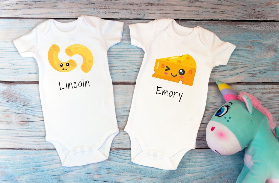Mix and Match Outfit With Macaroni Baby Gift Twin Gift Gift - Etsy