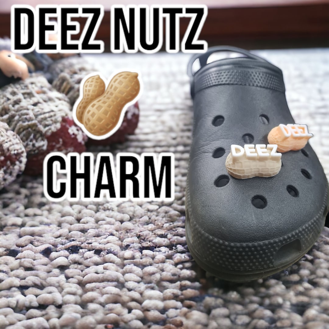 Deez Nuts Croc Charm 2 per Pack - Etsy