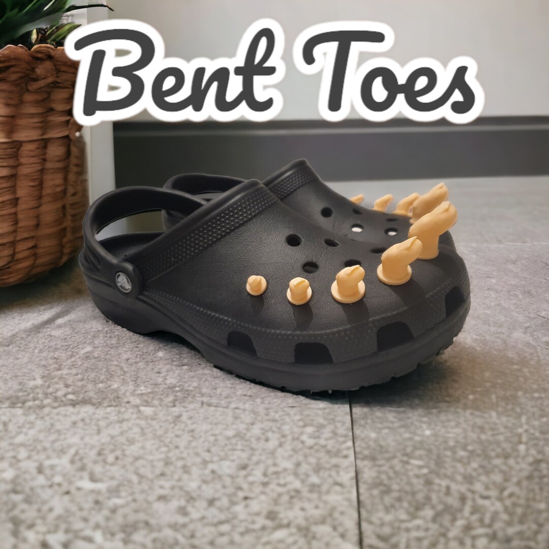 Croc Clog Toes CROC TOES Charm Set of 5 or 10 Paintable At-home Gift ...